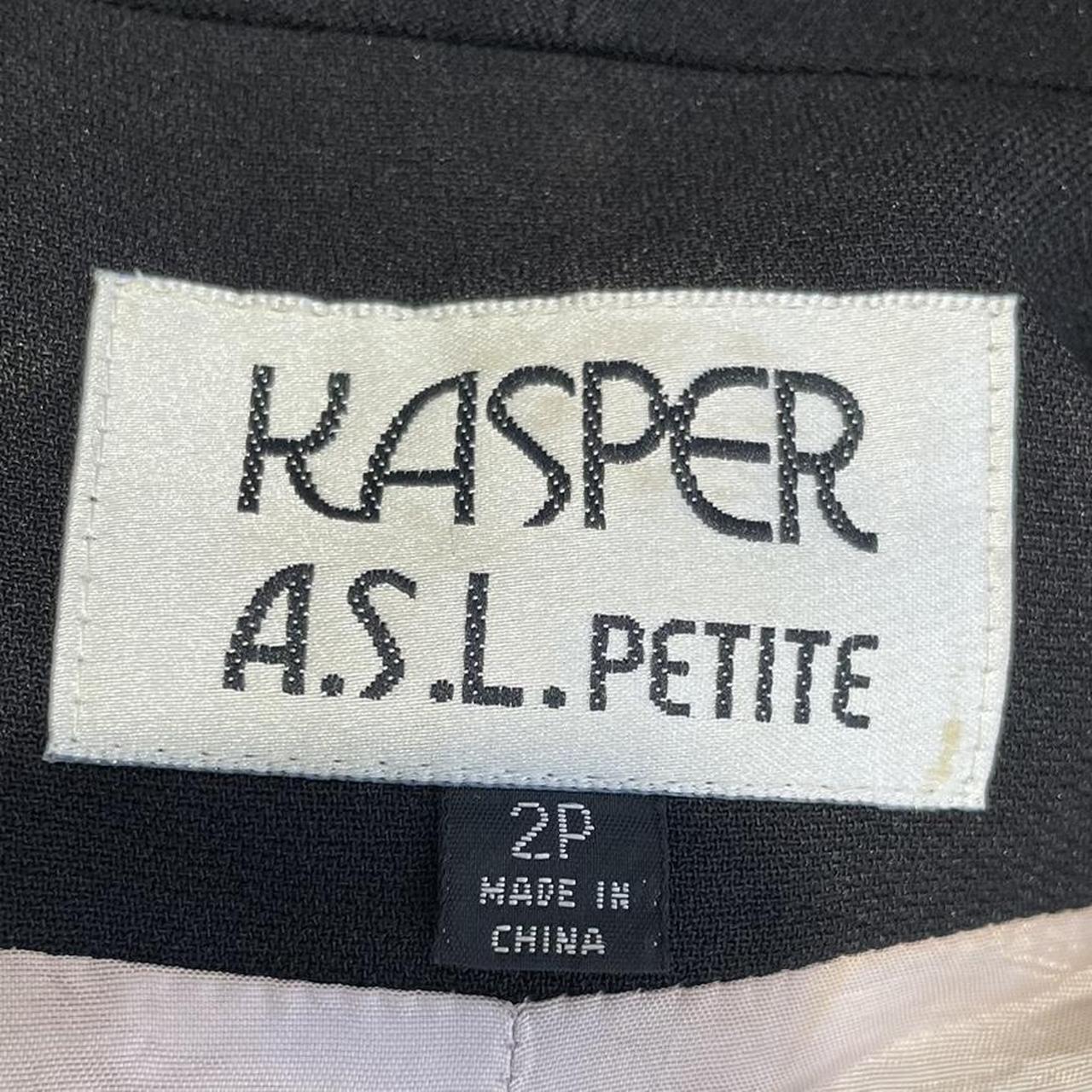 Vintage Blazer Top 🐈‍⬛ Brand: Kasper Size: 2 Petite... - Depop