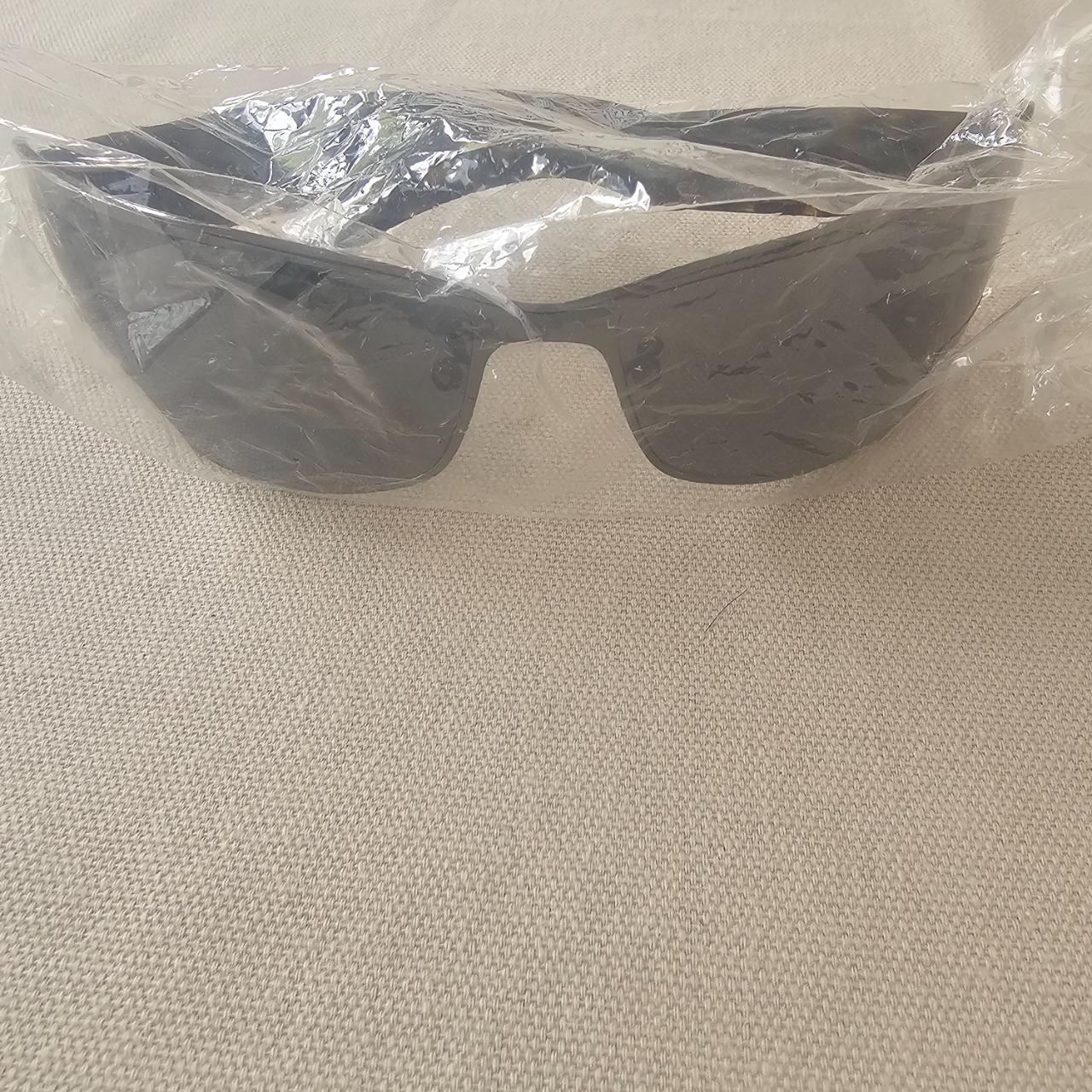 Classic gunmetal black 90s Police men's wrap around... | Depop