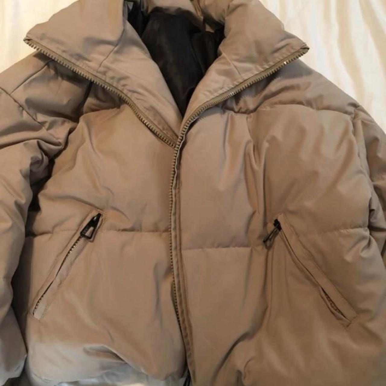 SHEIN Tan and Cream Jacket | Depop