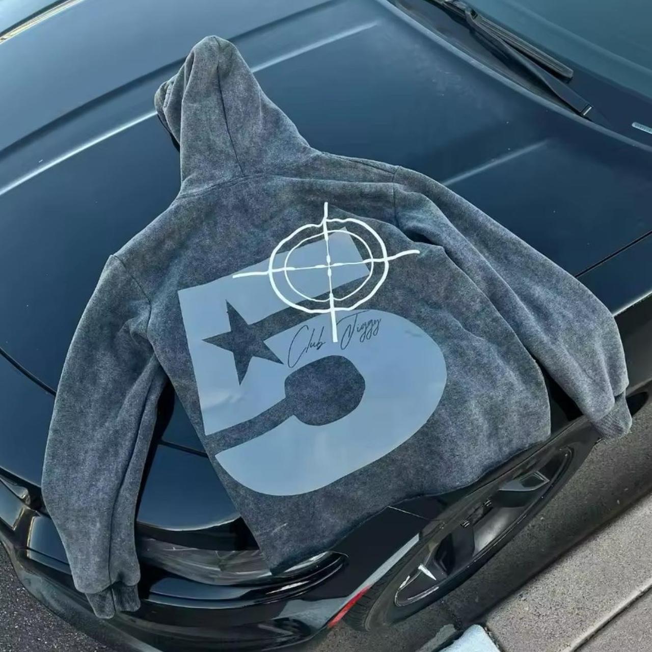 Swaggy club jiggy hoodie, perfect for wearing around... | Depop