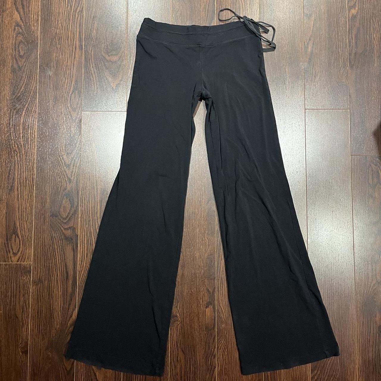 2000s Jacob low-mid rise ultra flared thin + flowy... | Depop