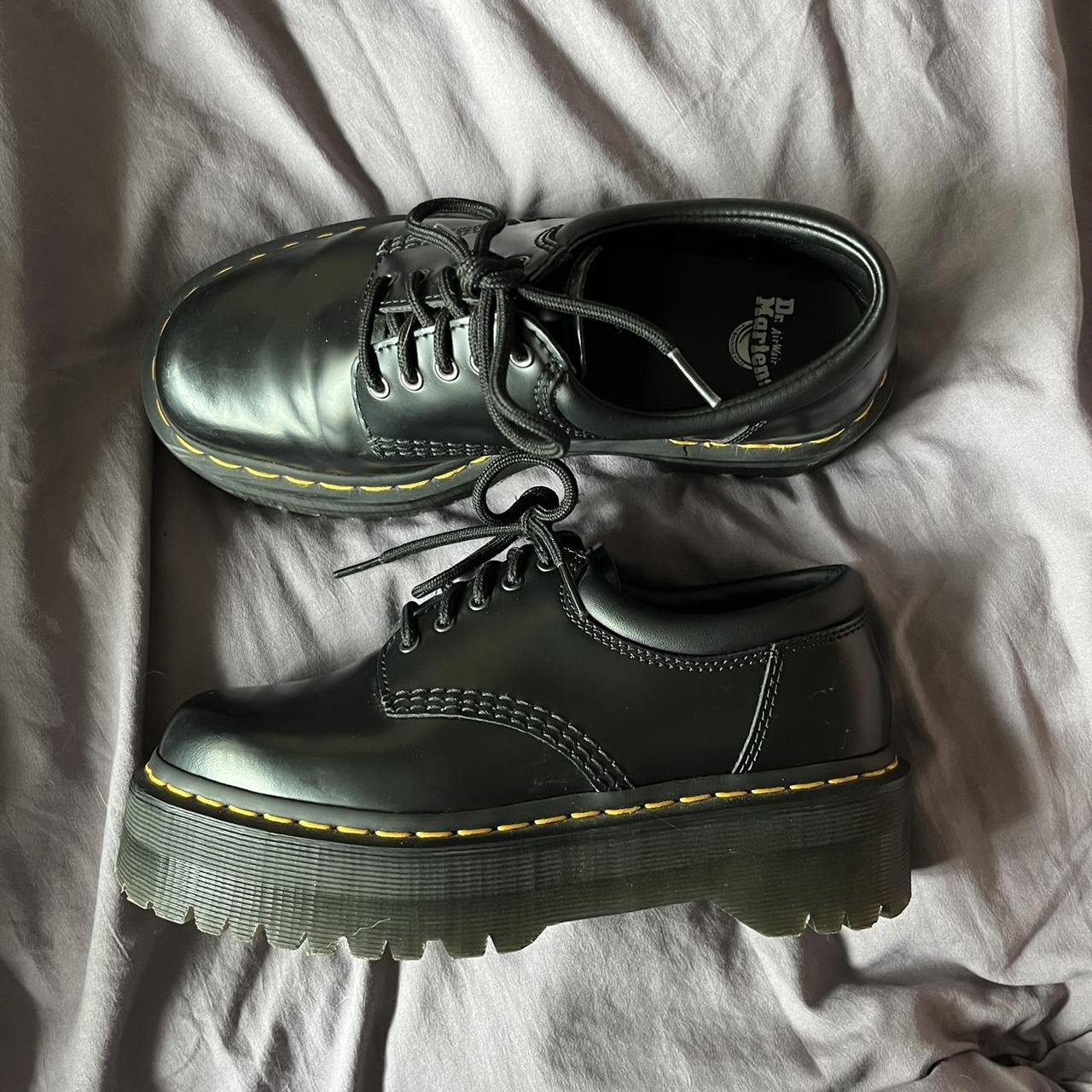 Black Platform Doc Martens 7.5 Womens 🪼DEPOP... - Depop
