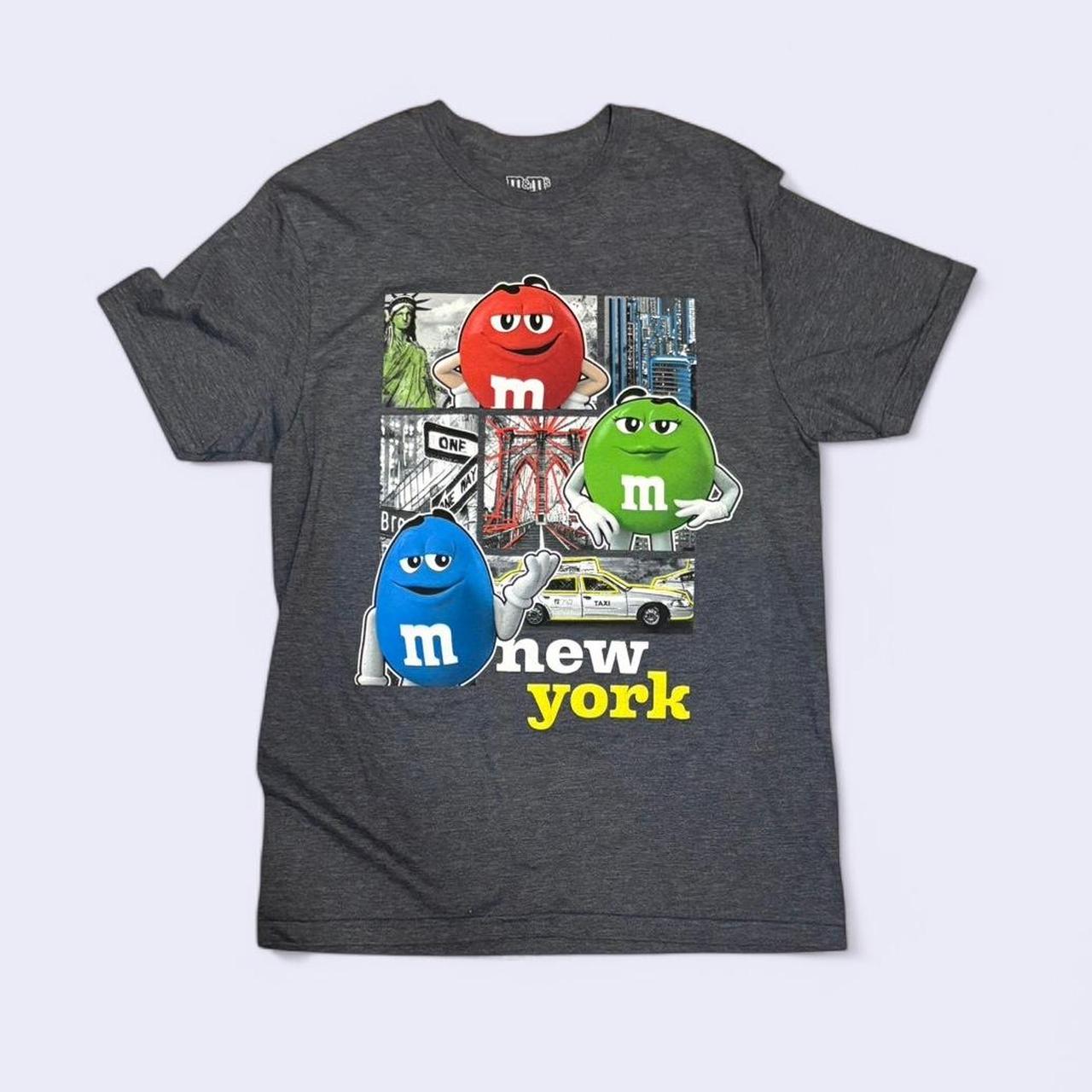 Grey M&M's New York City graphic tee #MMElite #nyc... | Depop