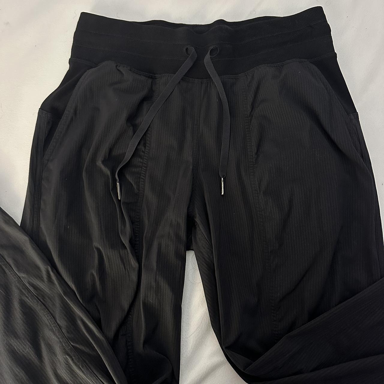 lululemon dance studio pants in size 6 color black... - Depop