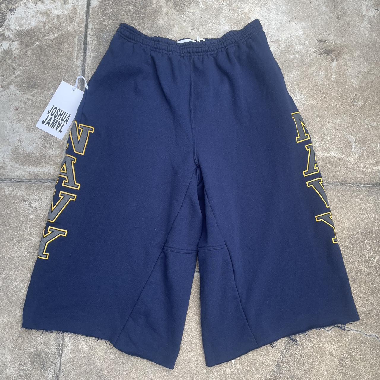 Joshua Jamal NBHD Navy Cotton Shorts Worn by... | Depop