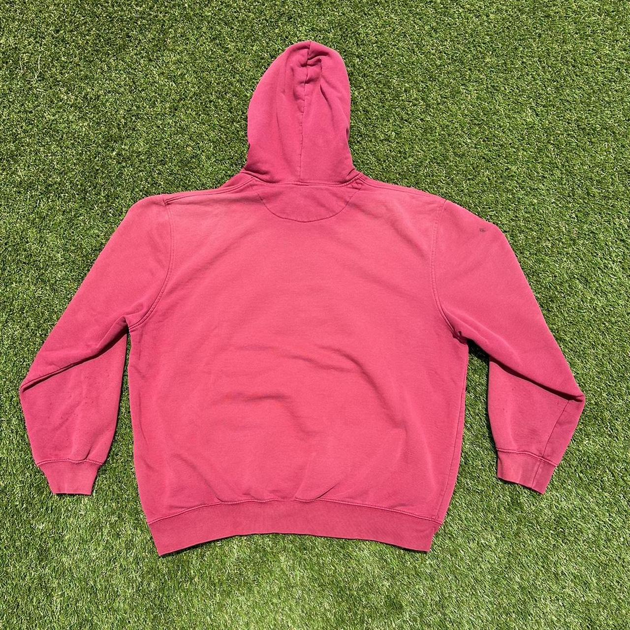 Y2K Nike faded maroon check mark hoodie🔥 -awesome... - Depop