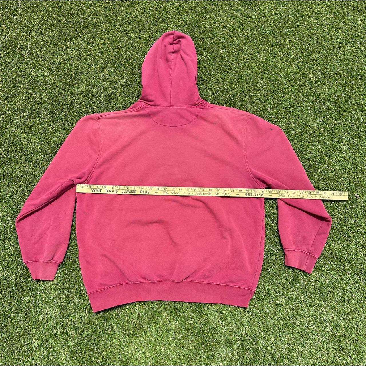 Y2K Nike faded maroon check mark hoodie🔥 -awesome... - Depop