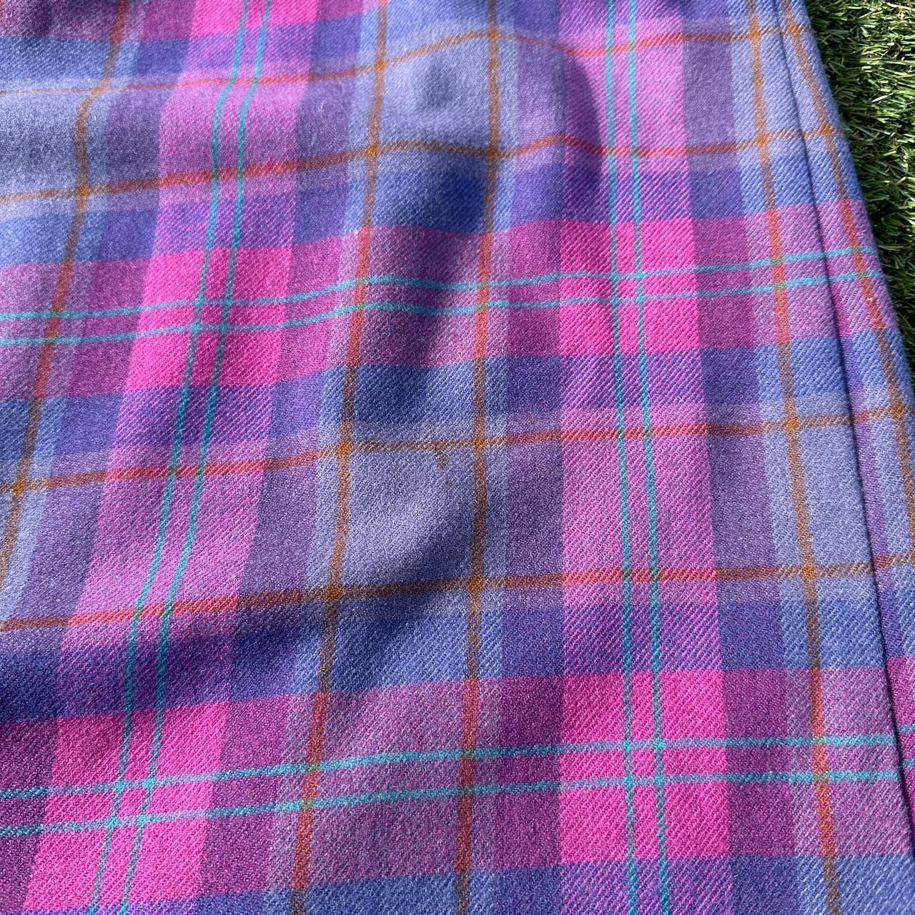 Vintage 80s Pendleton 100% Wool Plaid Skirt🔥 -great... - Depop