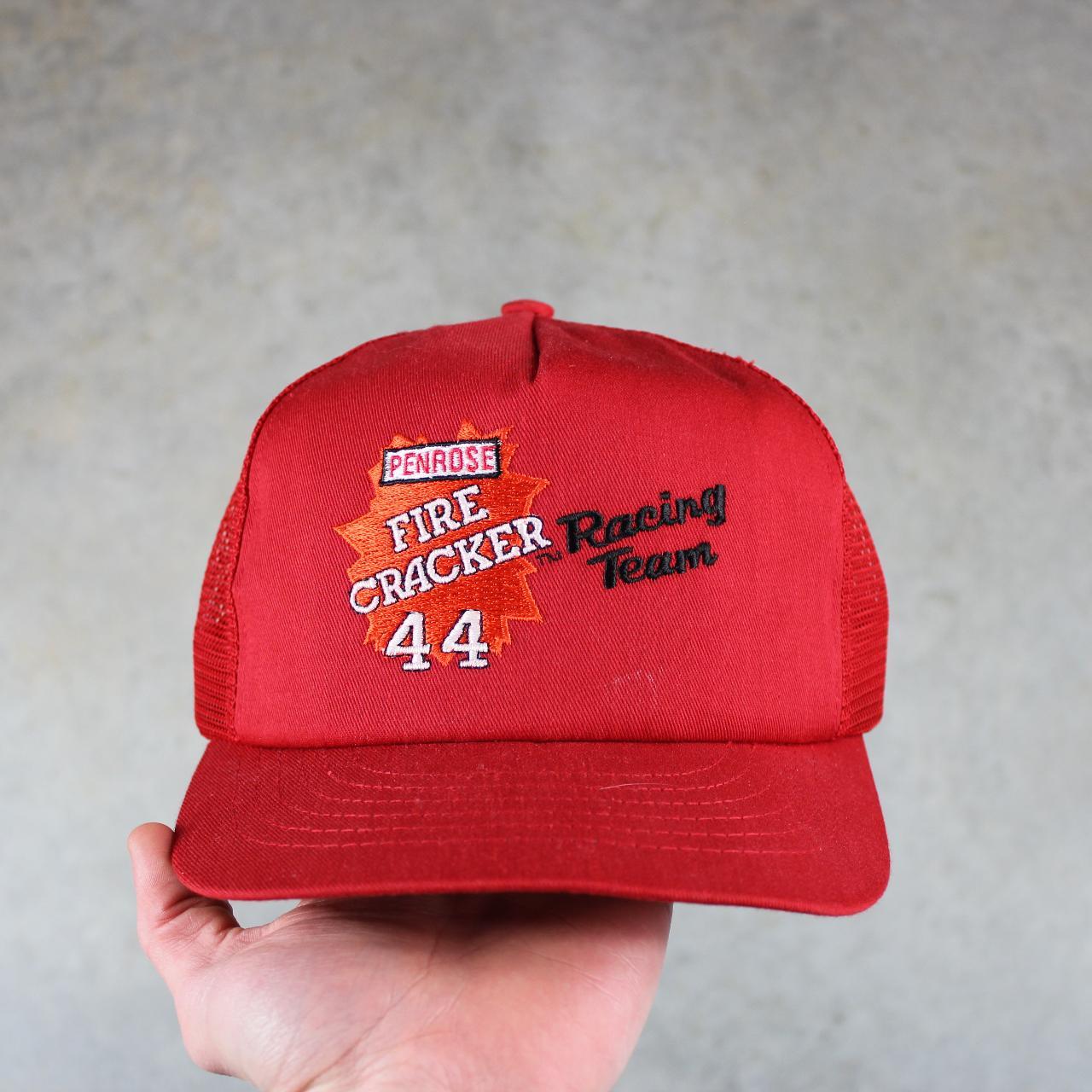 Vintage 90s Penrose Racing Team Trucker hat -good... - Depop
