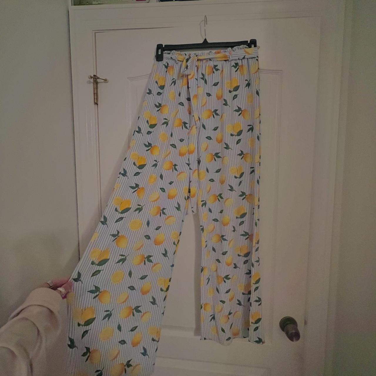 Super fun lemon pants. Light weight. Flowy and... - Depop