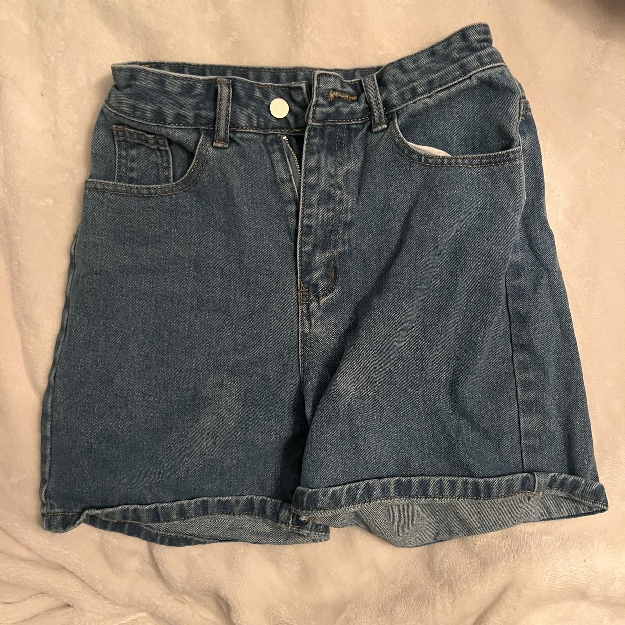 long shein jorts been worn once #jorts #summer... - Depop