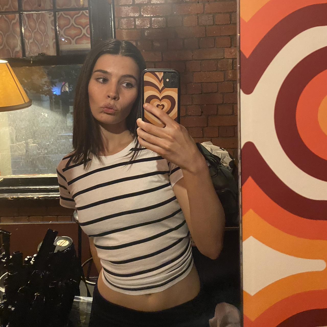 cute little striped tee brand is lily... | Depop