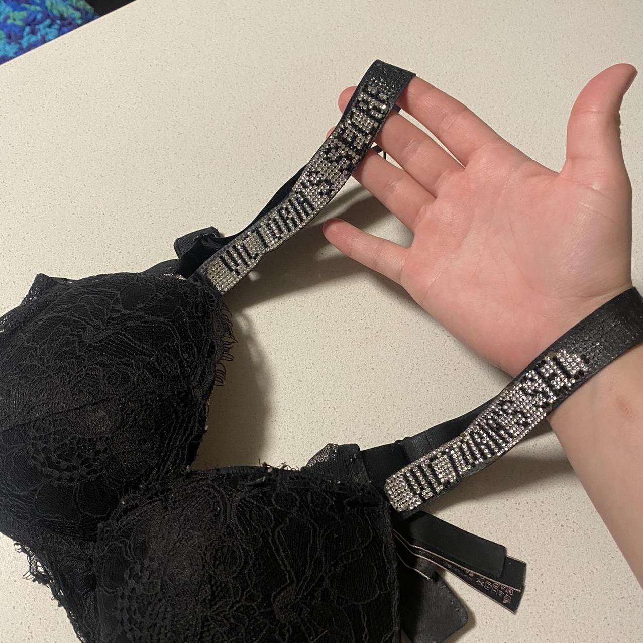 Victoria’s secret rhinestone bra missing rhinestones - Depop