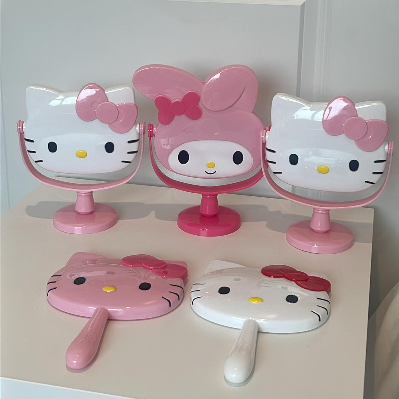 Hello Kitty Mirror Hello Kitty Mirror with Stand... - Depop