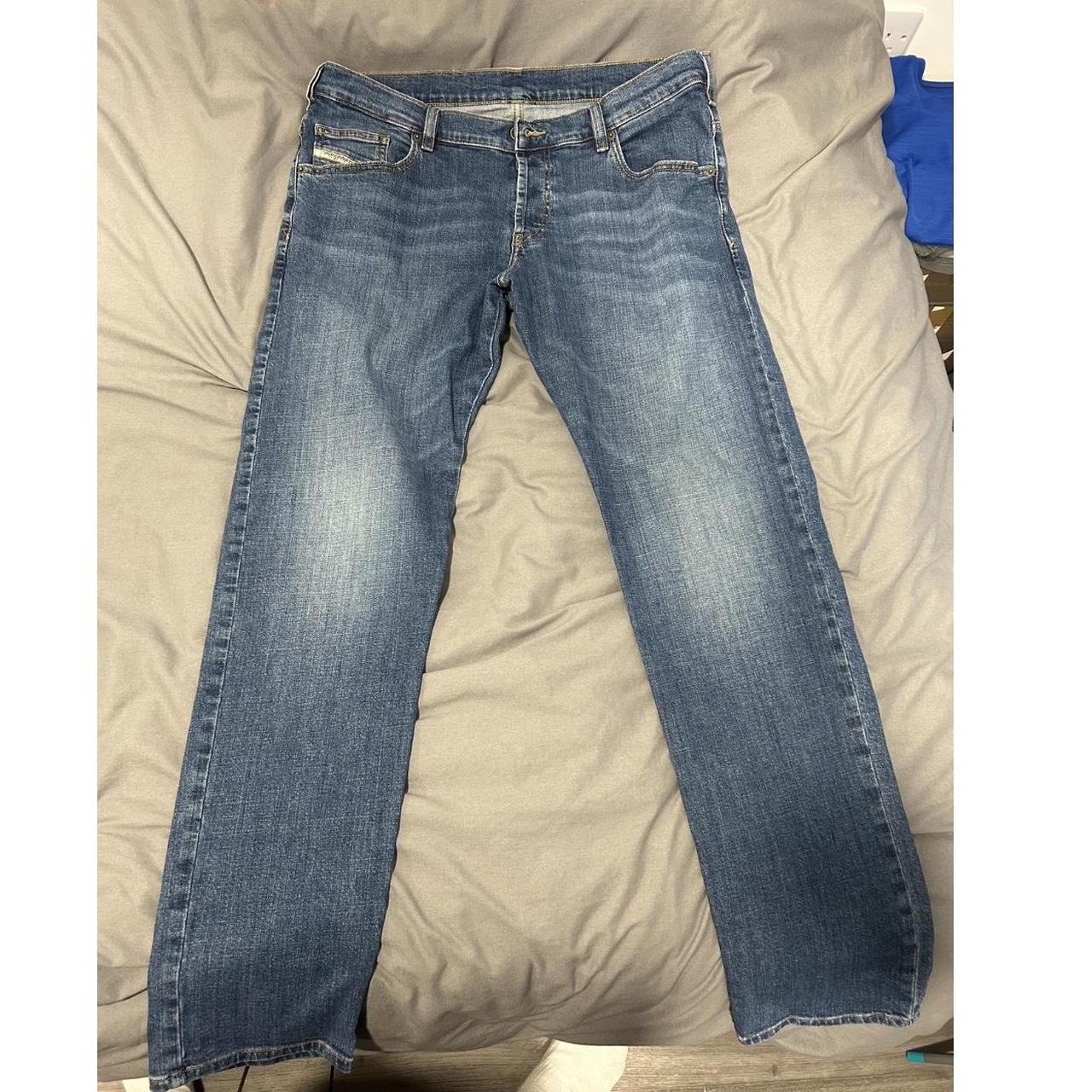 Blue Diesel Denim Slim Jeans RN93243 CA25594 Size... - Depop