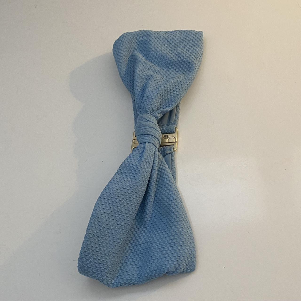 cutest bandeau tigerlily bikini light blue. size... - Depop