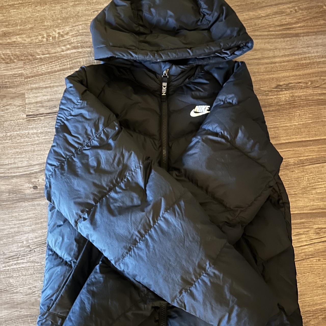 Black Nike puffer coat #pufferjacket For kids | Depop