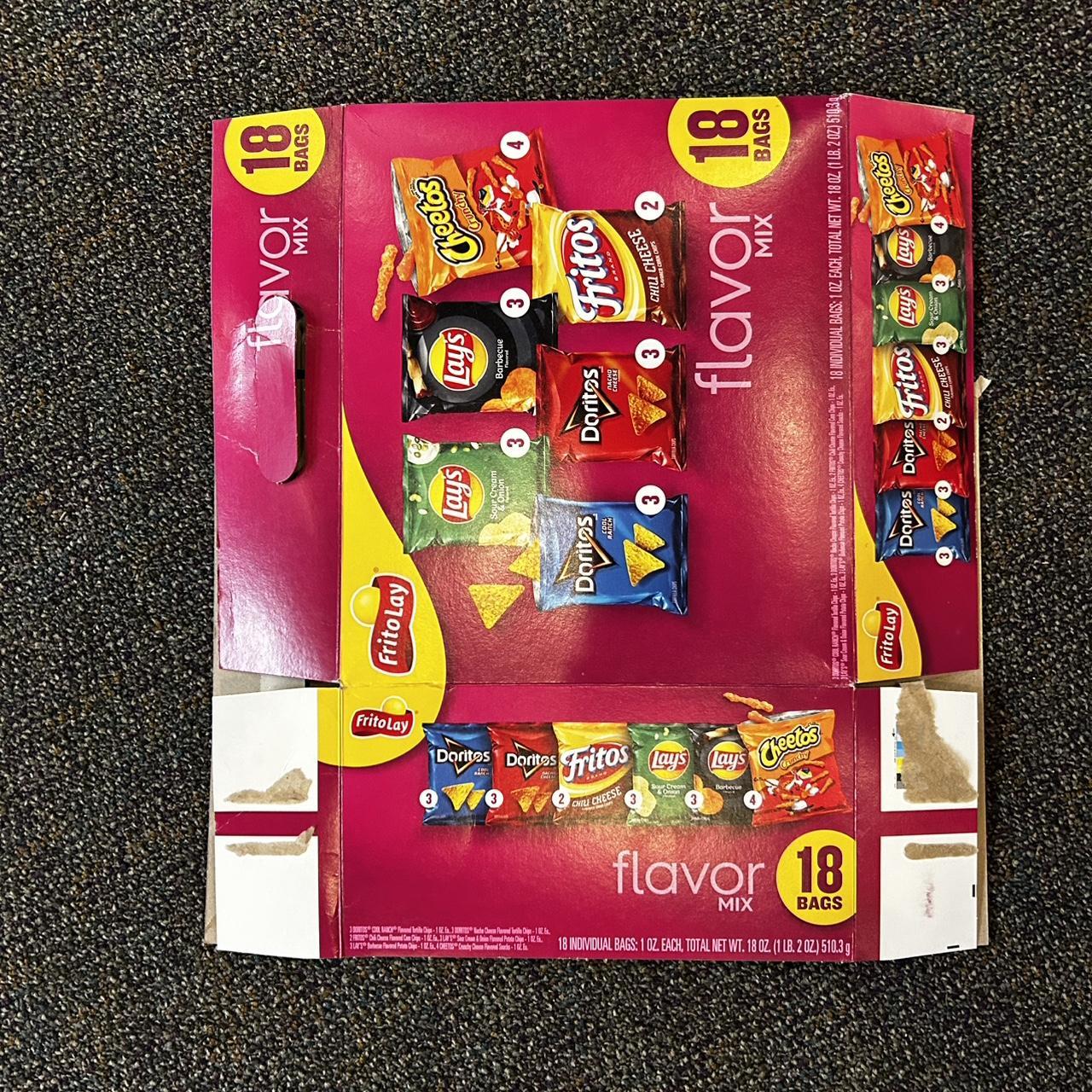 2 used chip boxes, one red one blue both in great... | Depop