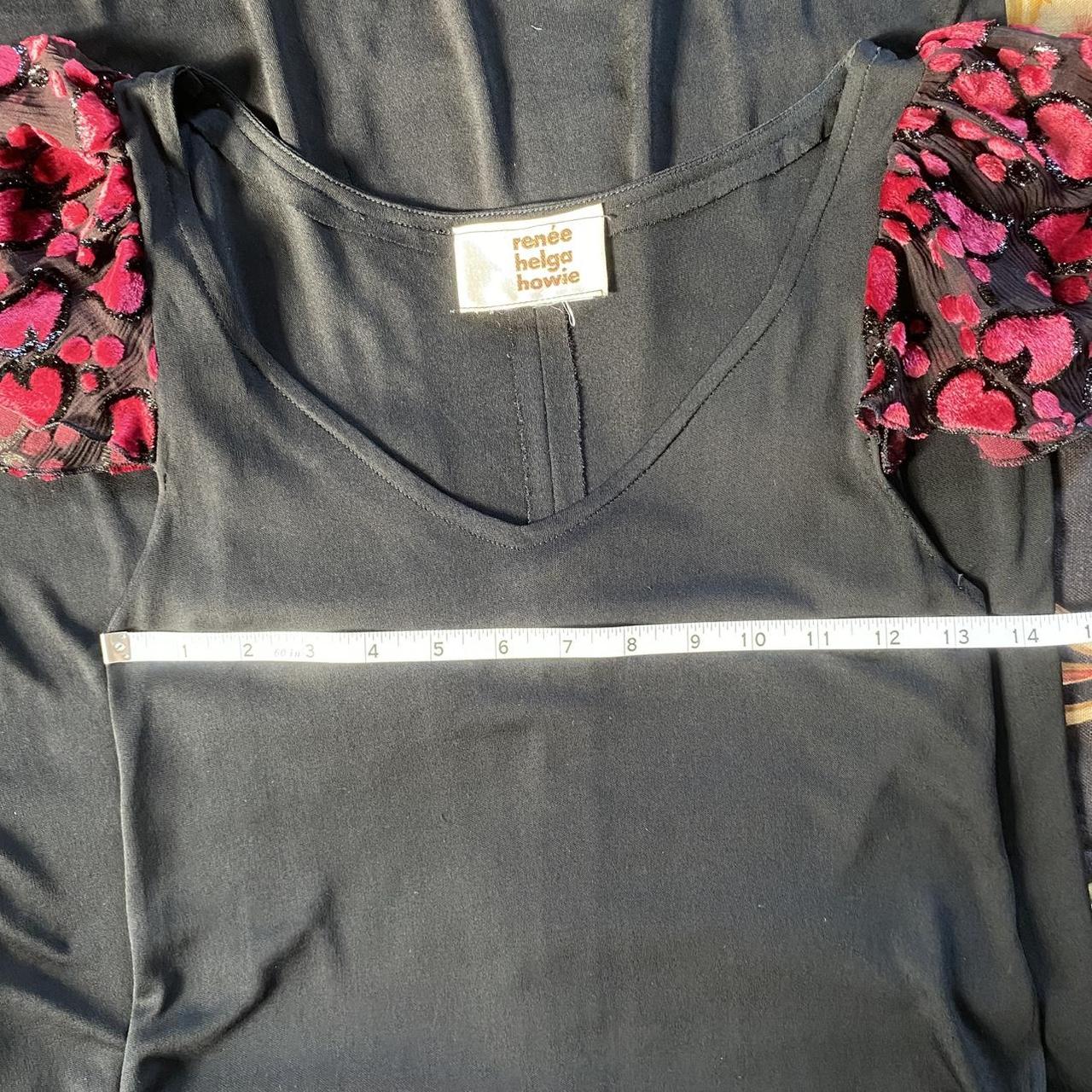 Vintage 1970s Renee Helga Howie black midi dress... | Depop