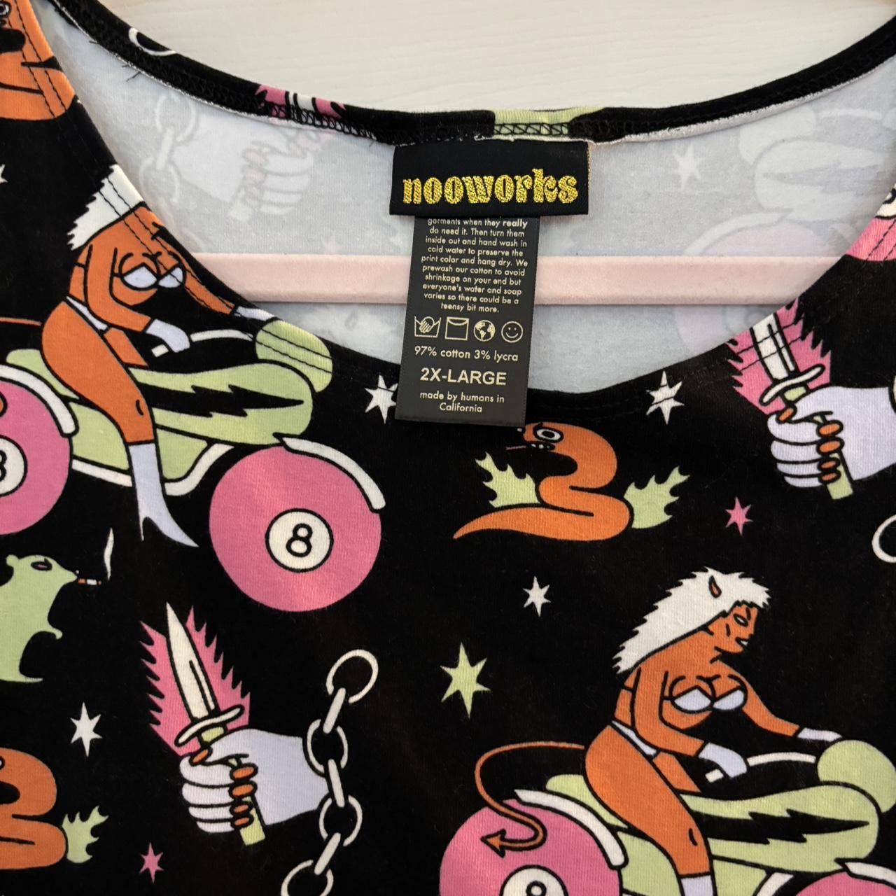 Nooworks Brenda Dress in Mean Machine print. Never... - Depop