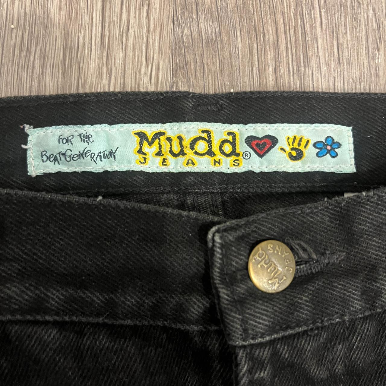 90s Mudd Black Bootcut Low-Rise Flared Jeans *$9.99... - Depop