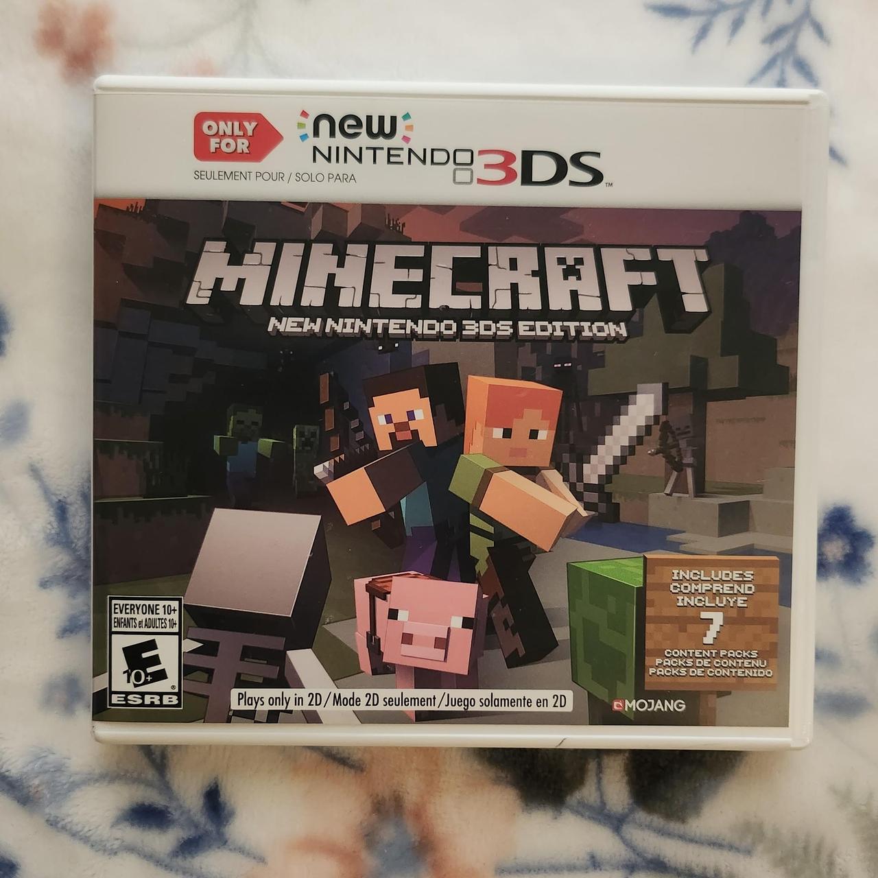 minecraft gamecard for Nintendo 3DS (comes with... - Depop