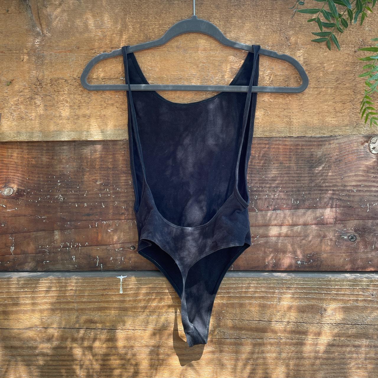 American Apparel backless bodysuit Size medium.... - Depop