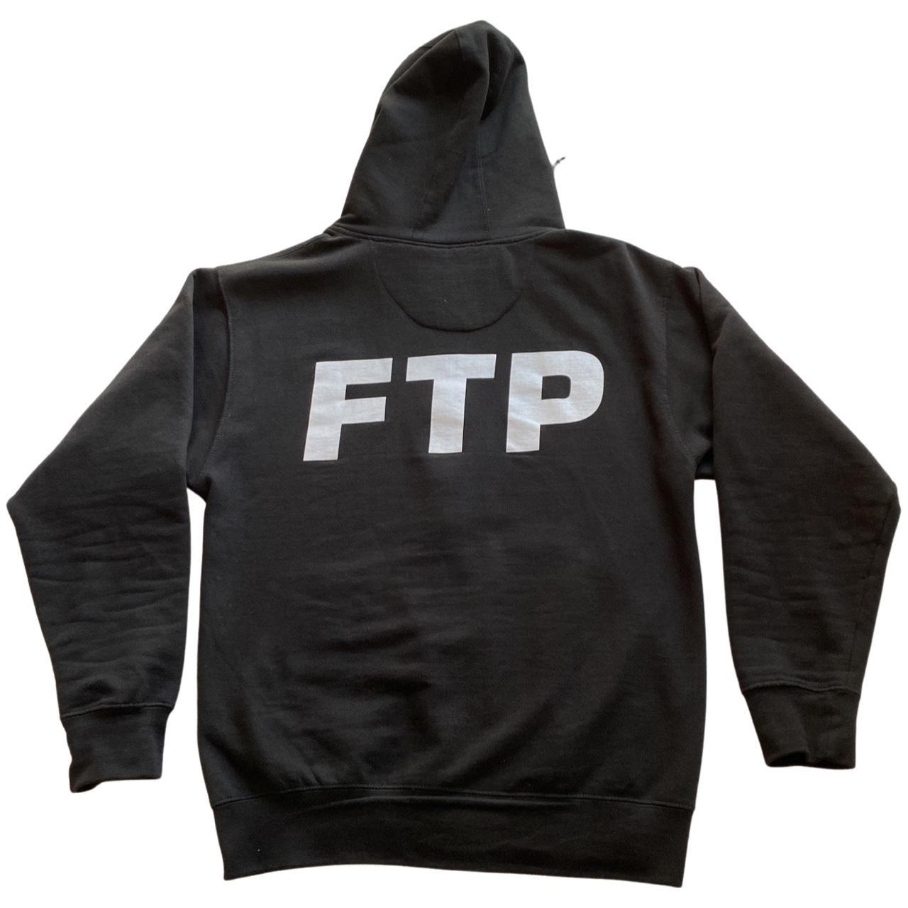 FTP Men's Black and White Jacket | Depop