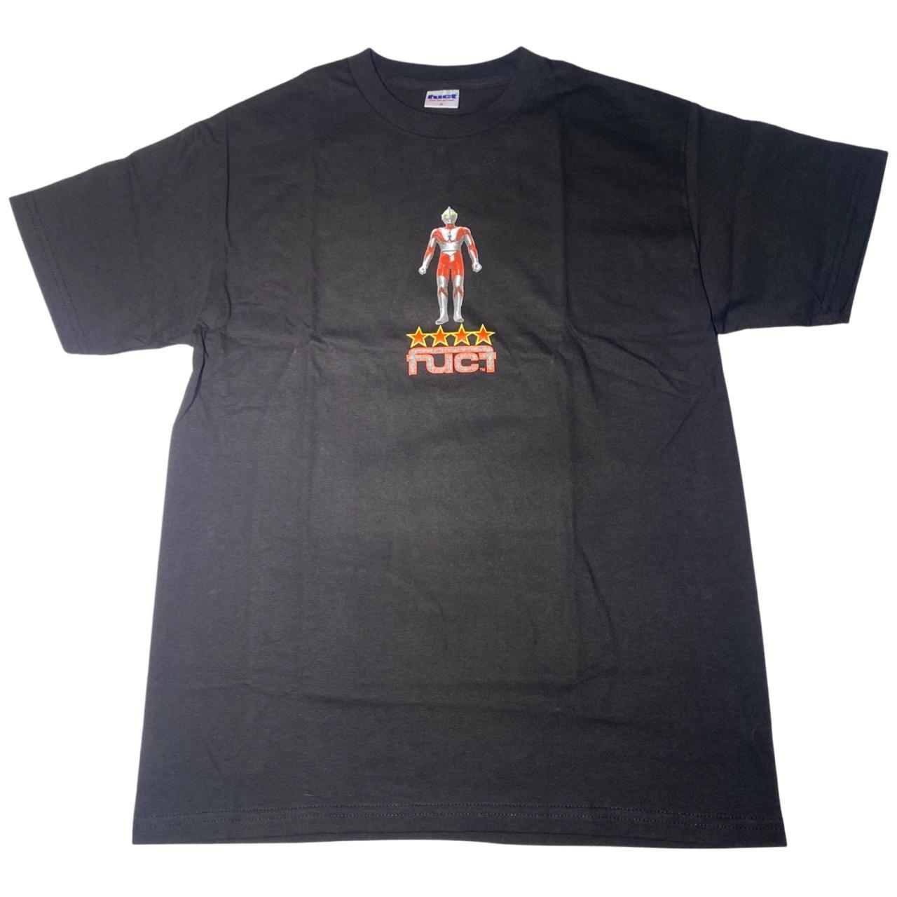 FUCT Men's Black and Red T-shirt | Depop