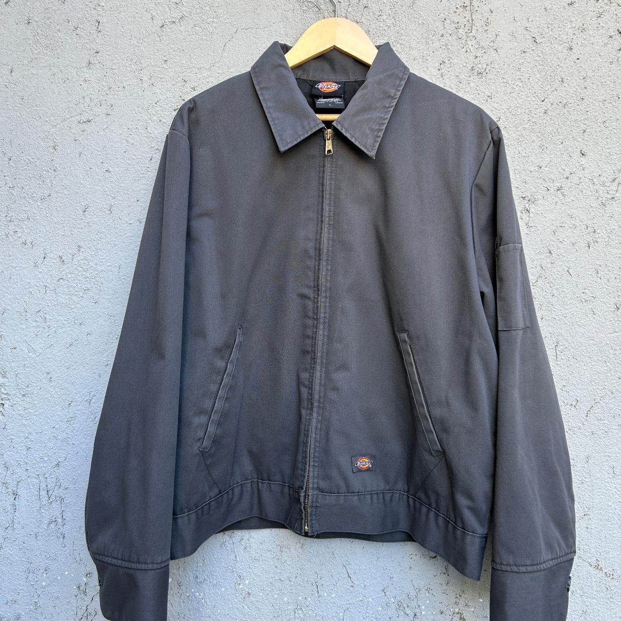 Dickies Work Wear Jacket Size Large Ashy Grey Like... - Depop