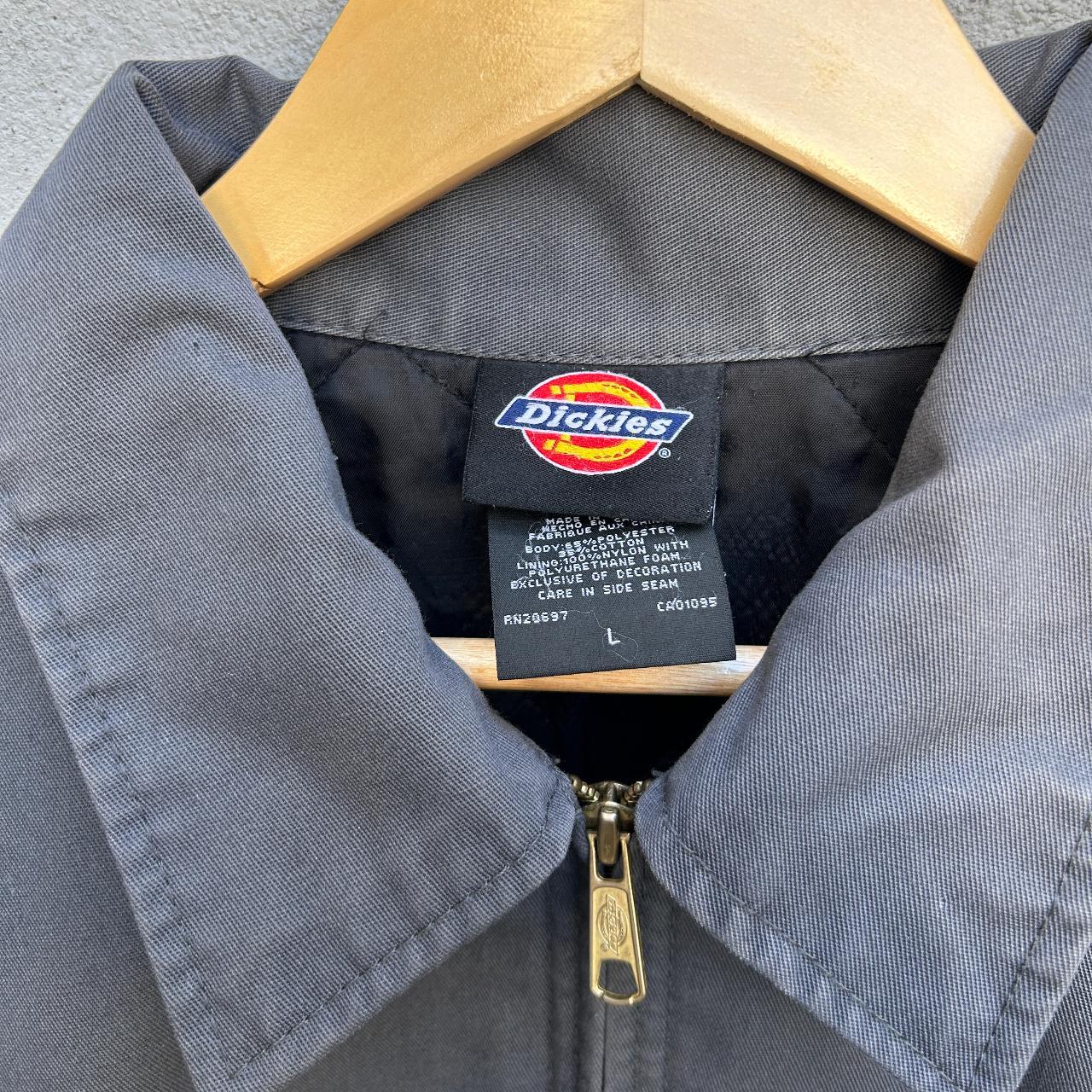 Dickies Work Wear Jacket Size Large Ashy Grey Like... - Depop