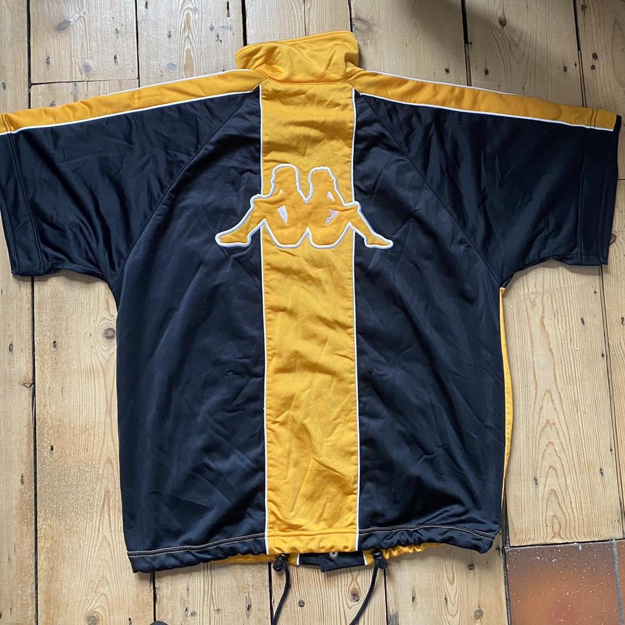 Retro kappa button up shirt Size M on label but... - Depop