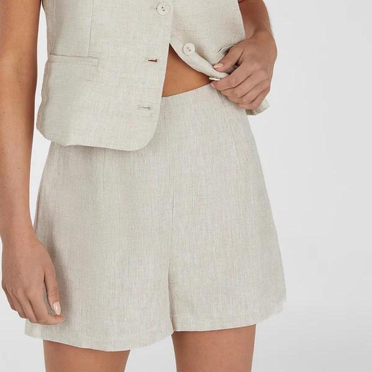Dissh Linen Set top in first Photo shorts in second... - Depop