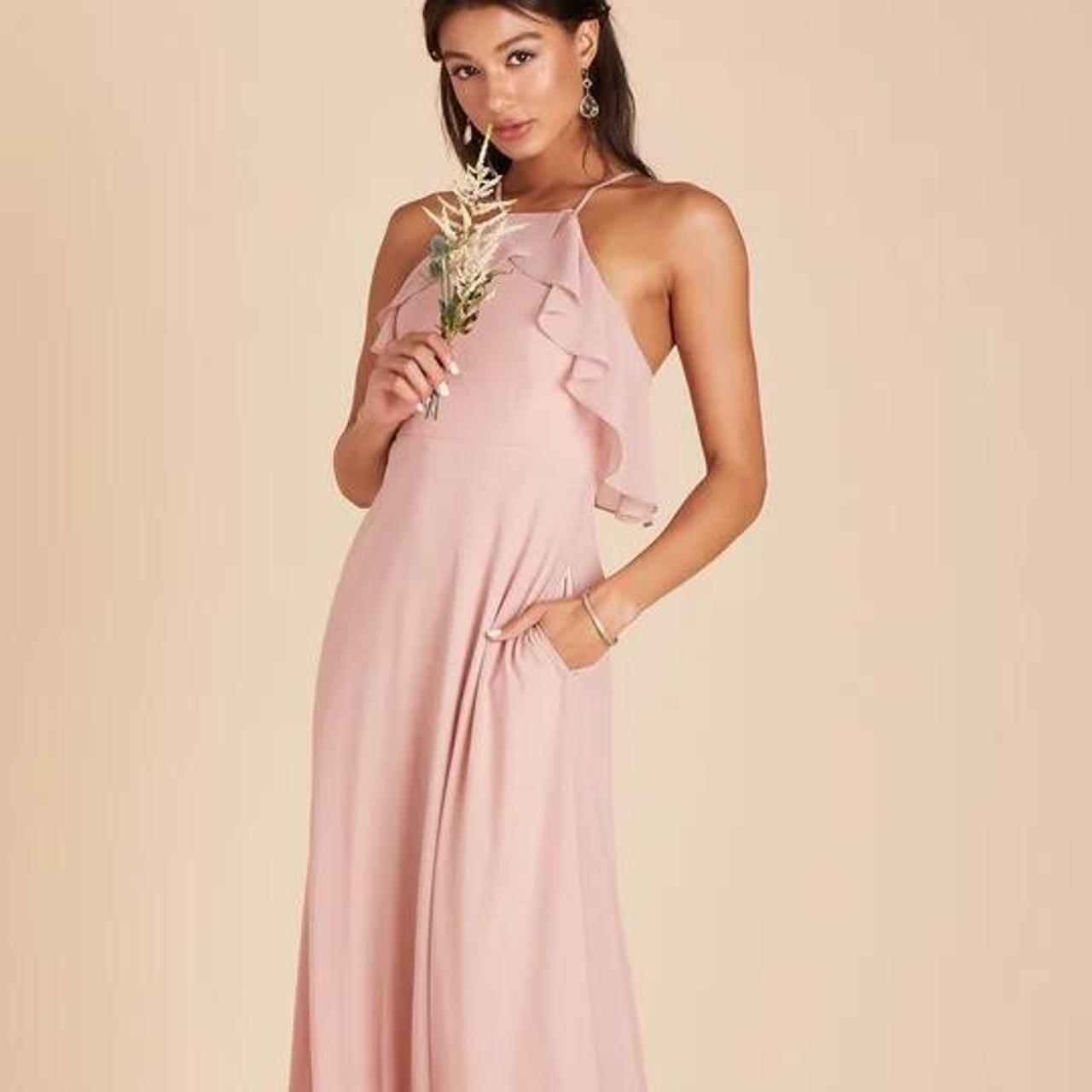 Birdy Grey Formal Dress Dusty Rose Pink Size Small Depop