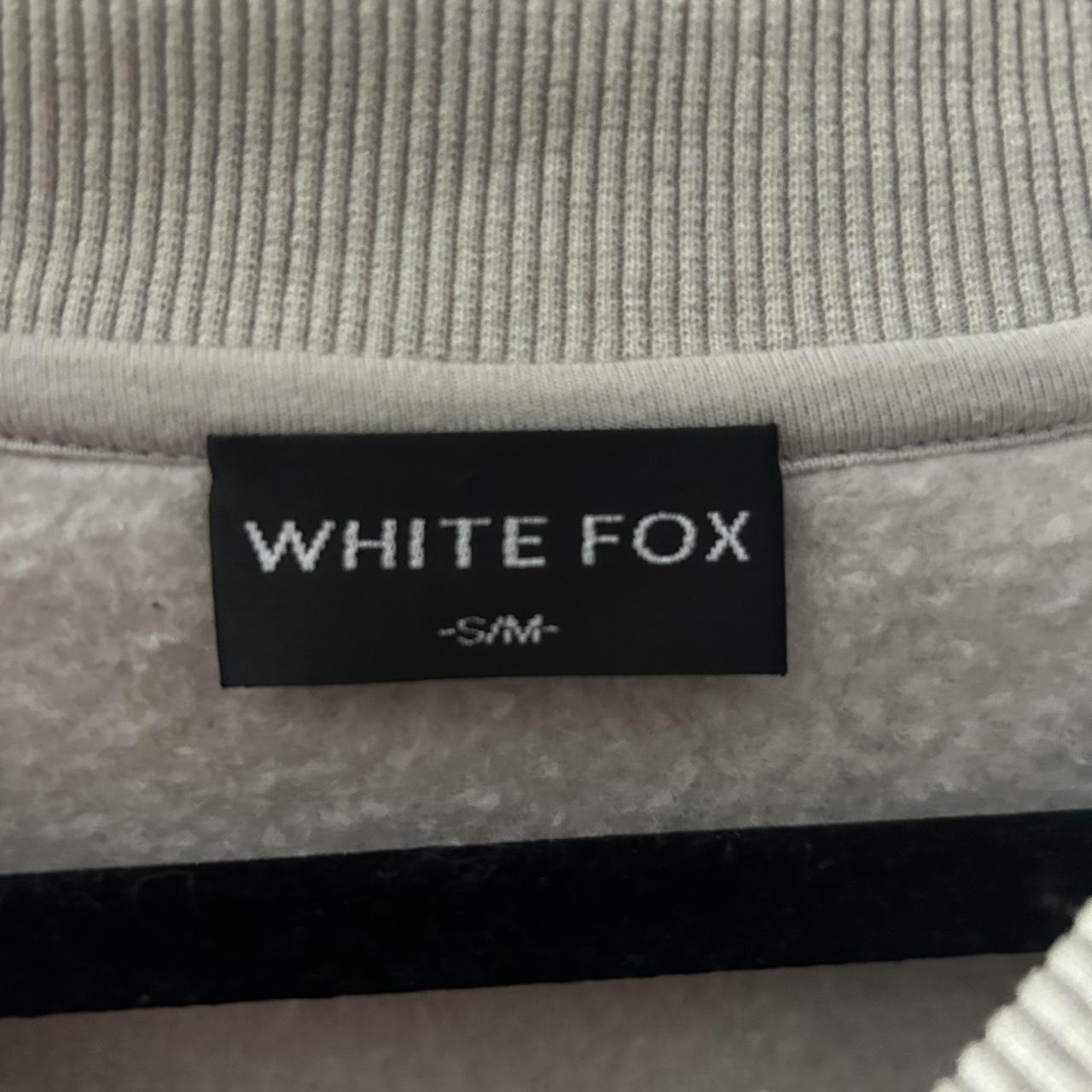 White fox jumper in colour moon. Worn a few times... - Depop