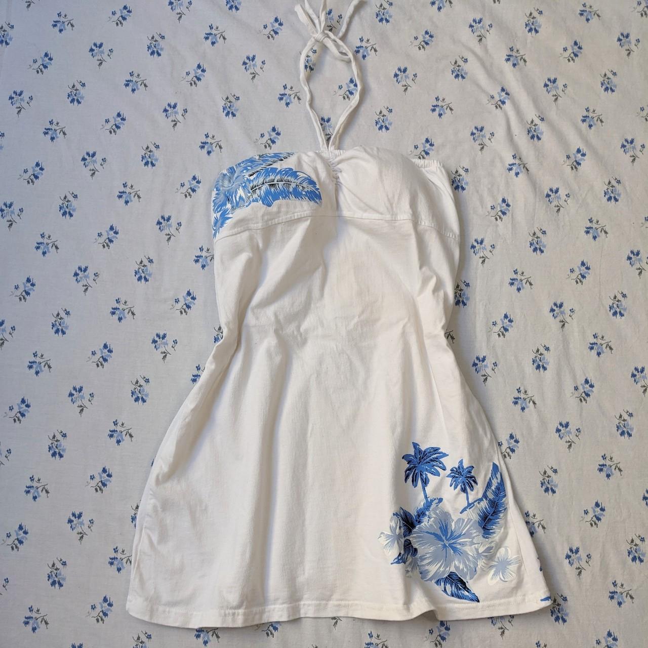 Y2k mermaidcore mini dress Vintage early 2000s... - Depop