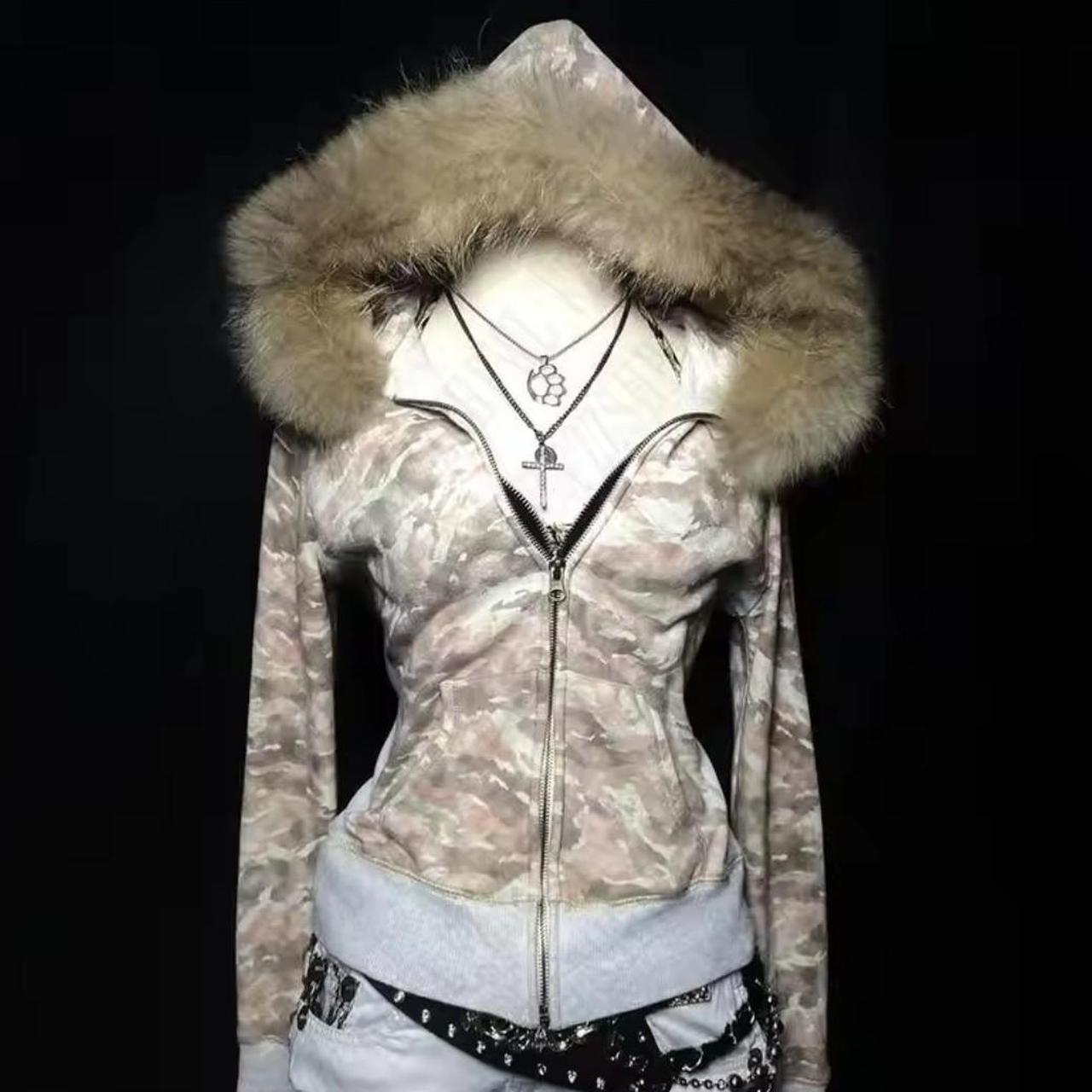 Y2k ZipUp Womens Vintage EMO Jacket | Depop