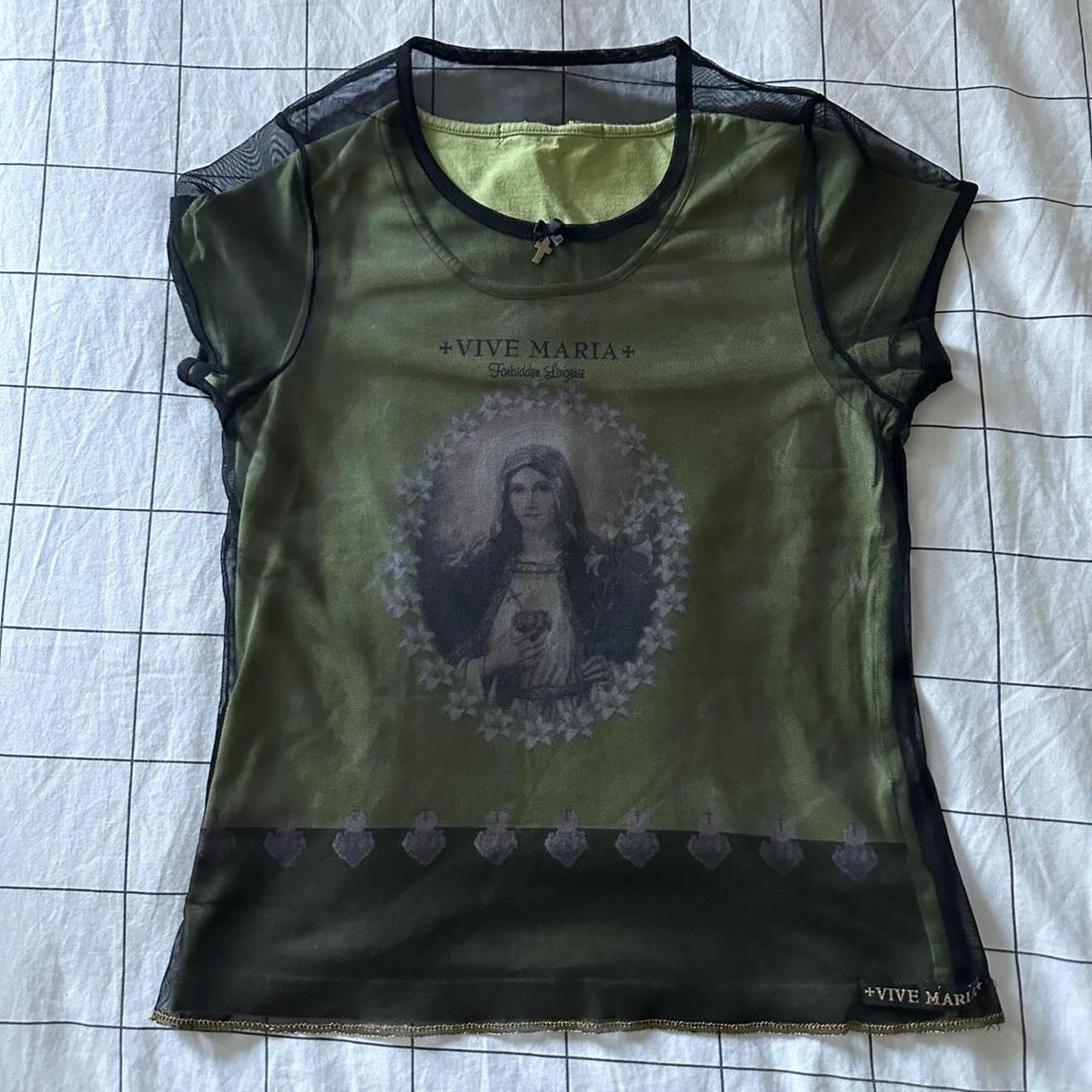 Vive Maria top duo Has a mesh over layer with a bow... - Depop