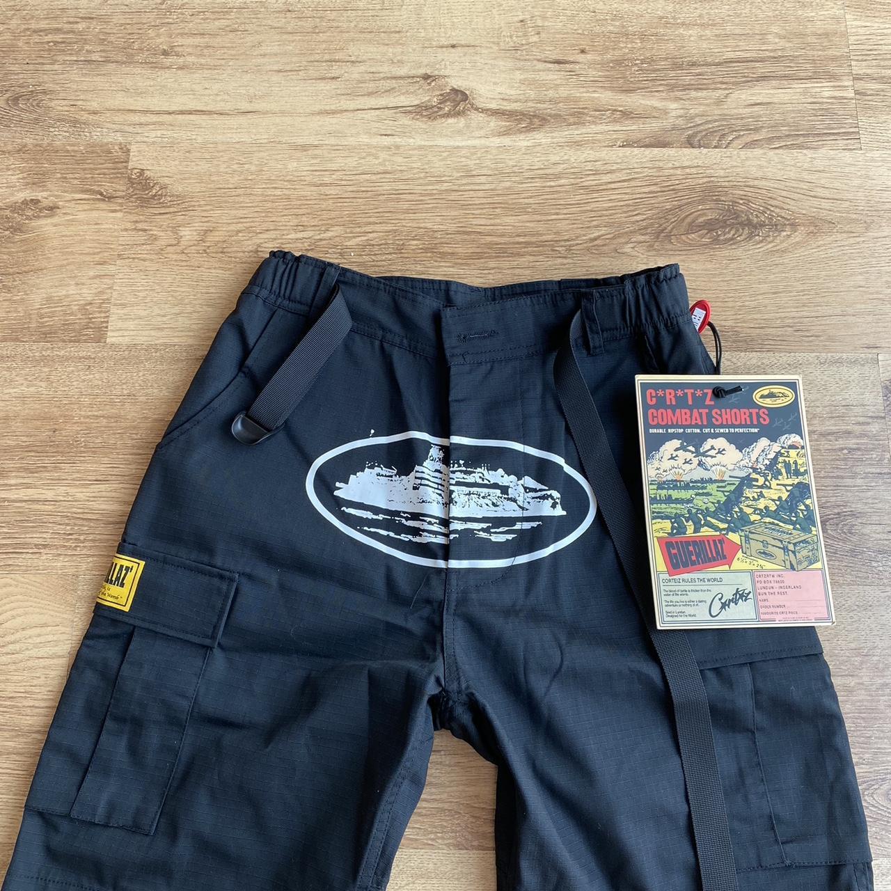 Black Cortiez Cargo Shorts Brand New With bag and... - Depop