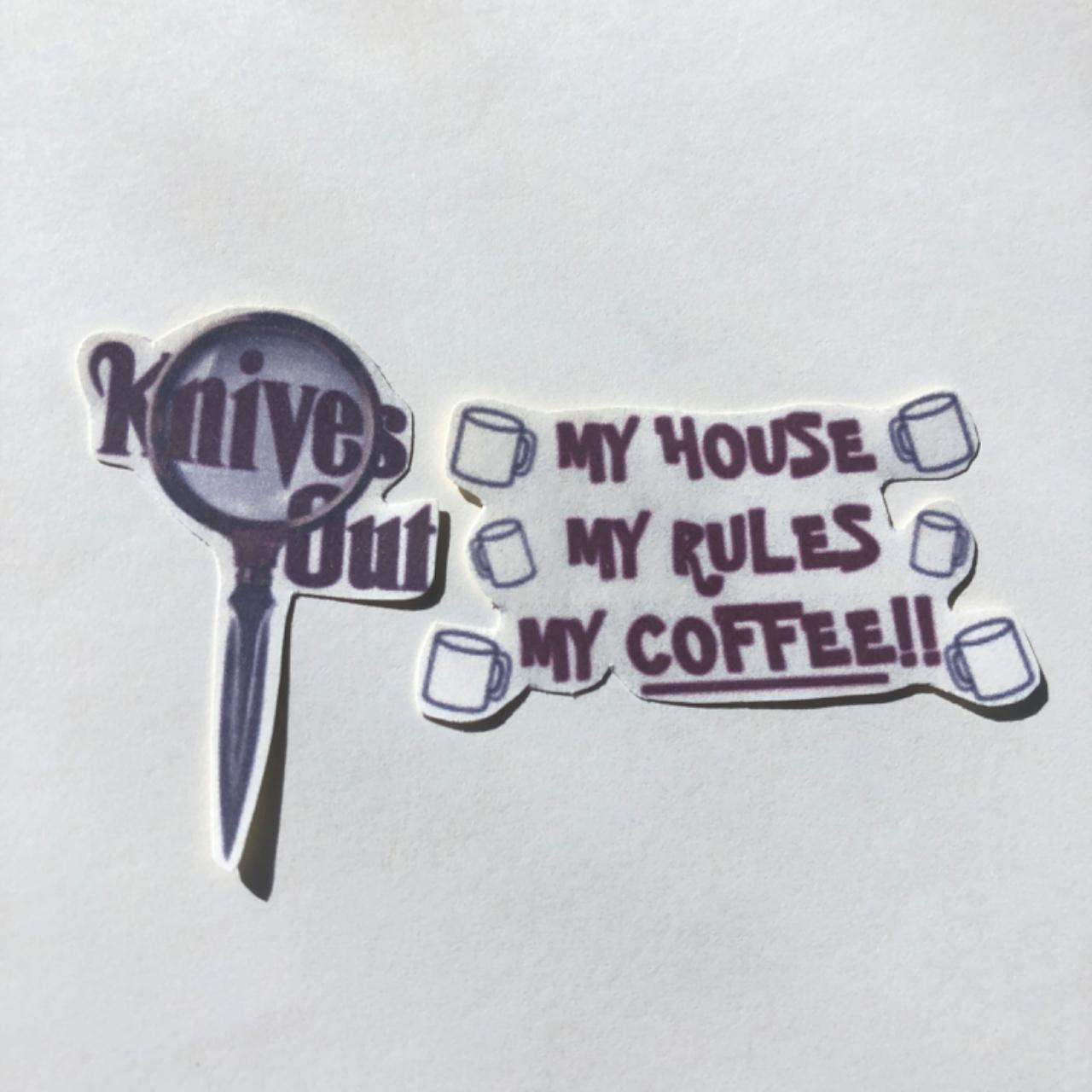 Knives Out sticker set!!