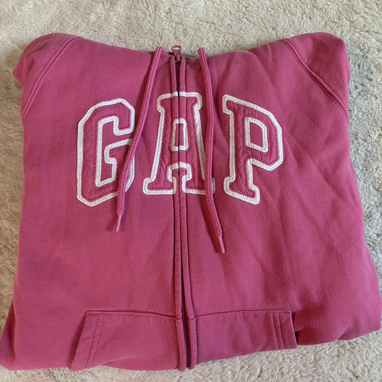 Vintage Hot Pink Gap Hoodie Size Medium In Perfect Depop