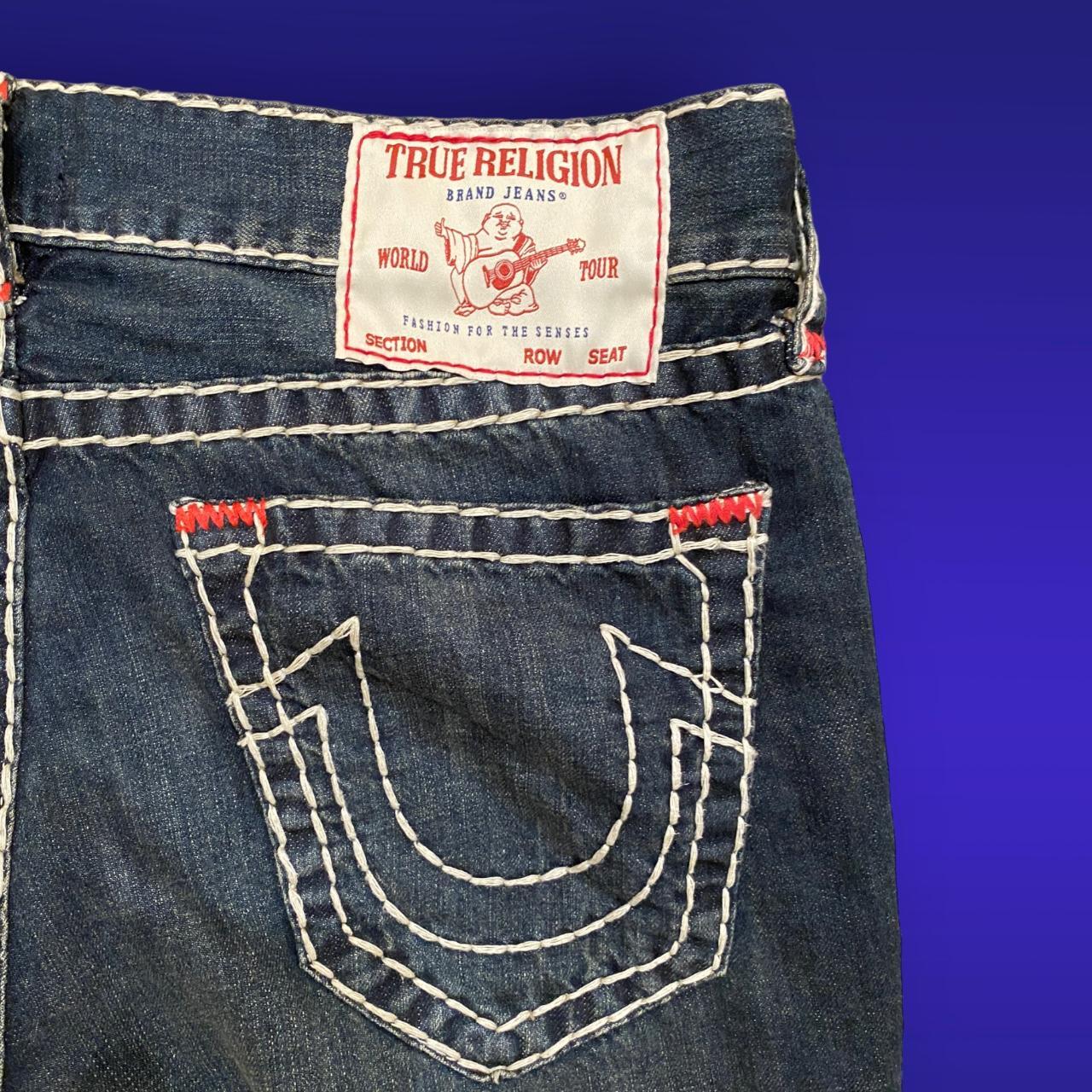 True religion Ricky triple stitch jeans Size 33... - Depop