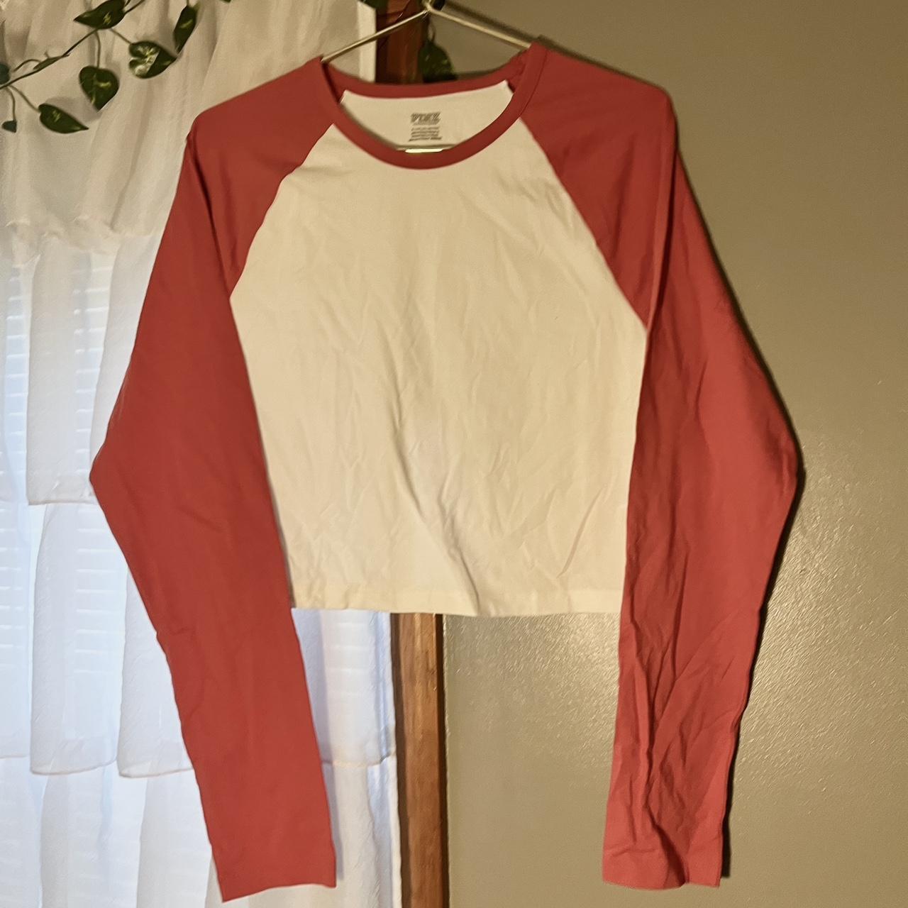 🍒CROP BASEBALL TEE🍒 - Depop