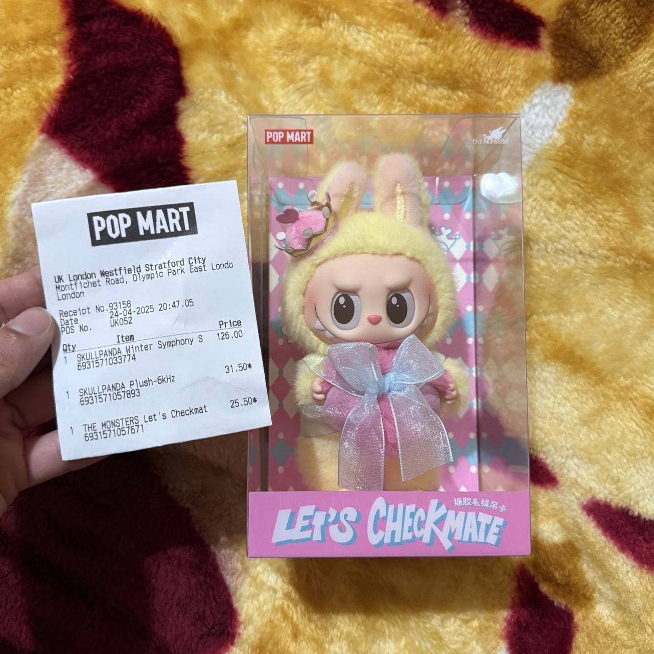 Popmart Labubu The Monsters Let’s Checkmate Brand... | Depop