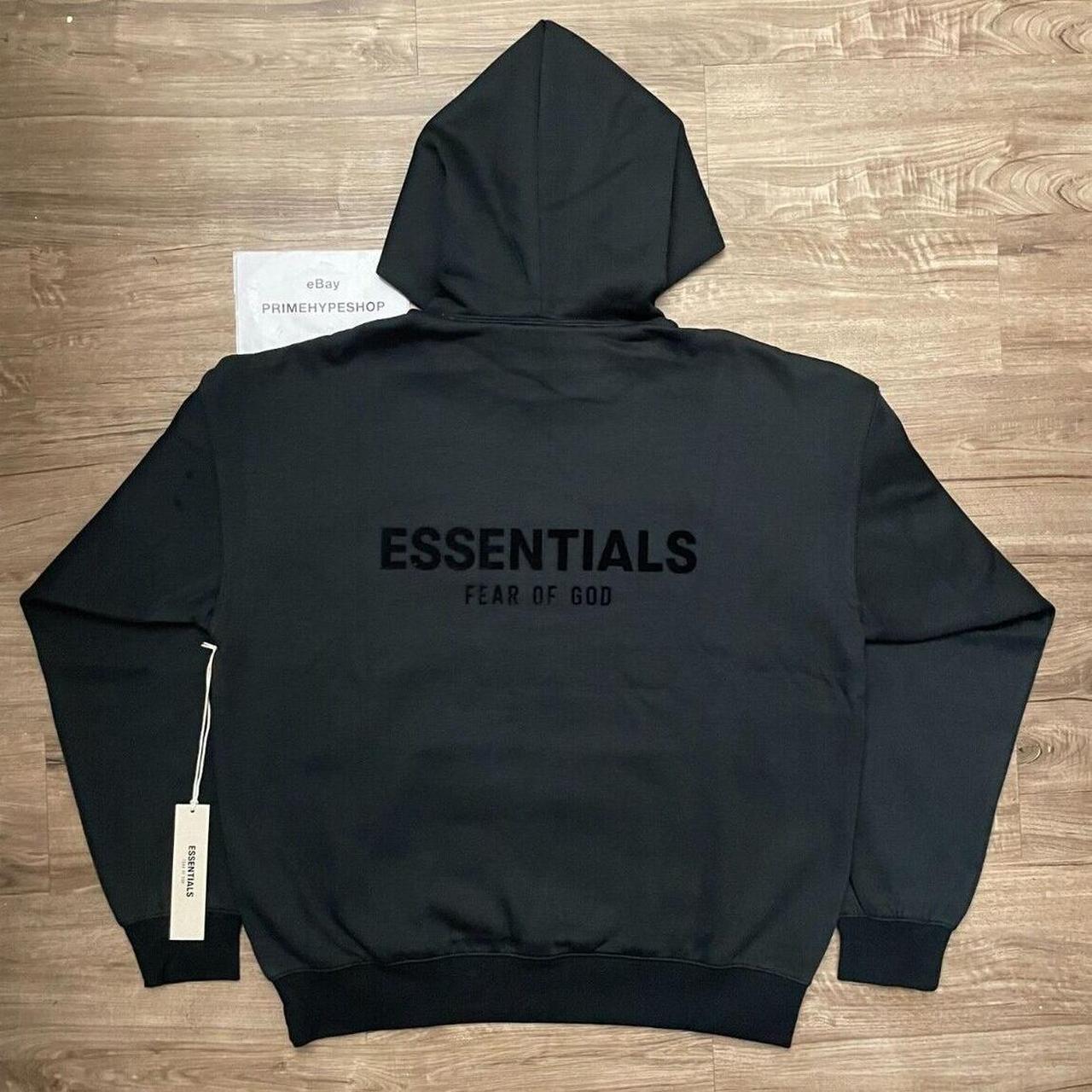 Essentials Fear of God Stretch Limo Hoodie (Size M)... - Depop