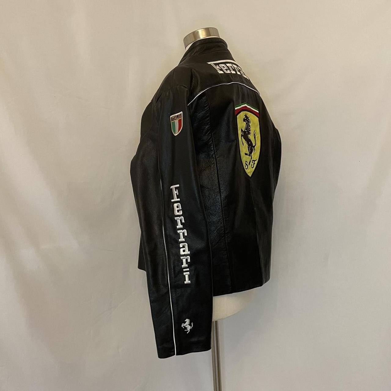 Ferrari Women's Black Jacket | Depop