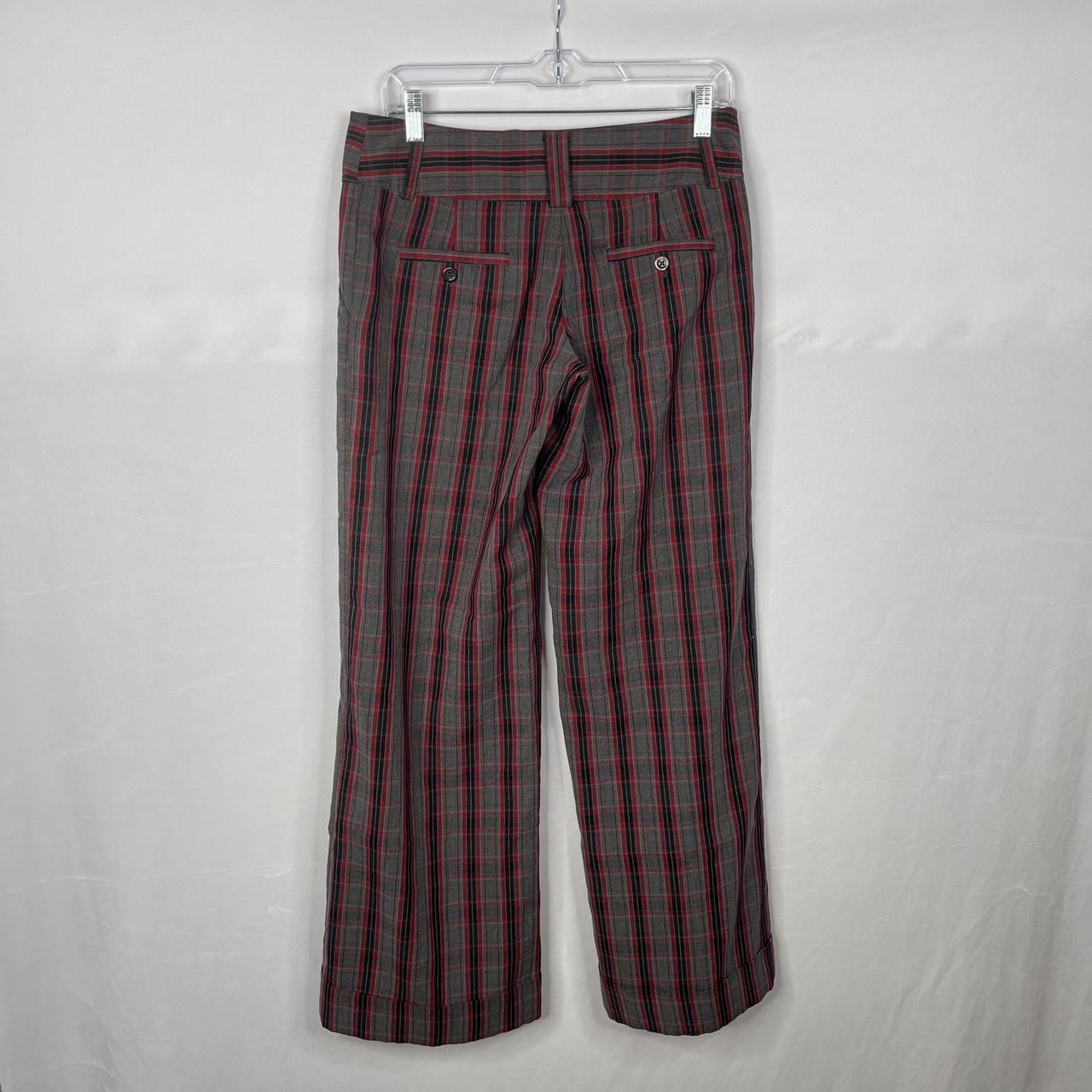 2000s vtg emo /goth plaid pants by no boundaries 🖤... - Depop