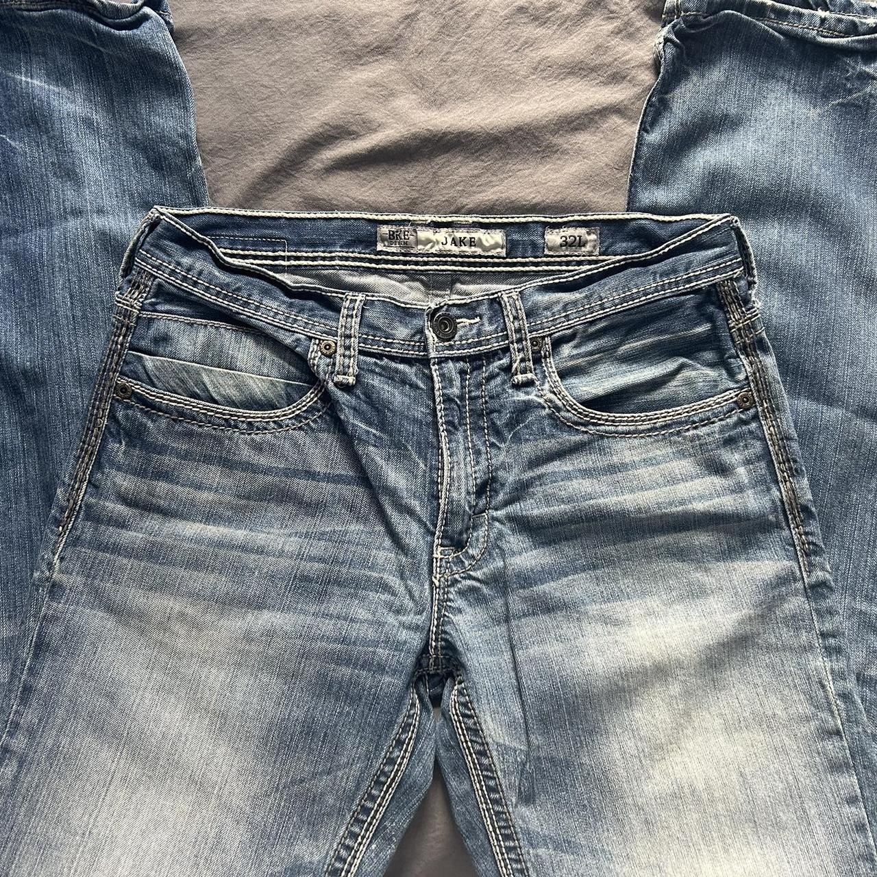 Men’s 32L Jake Buckle jeans. Slight stain on pant... | Depop