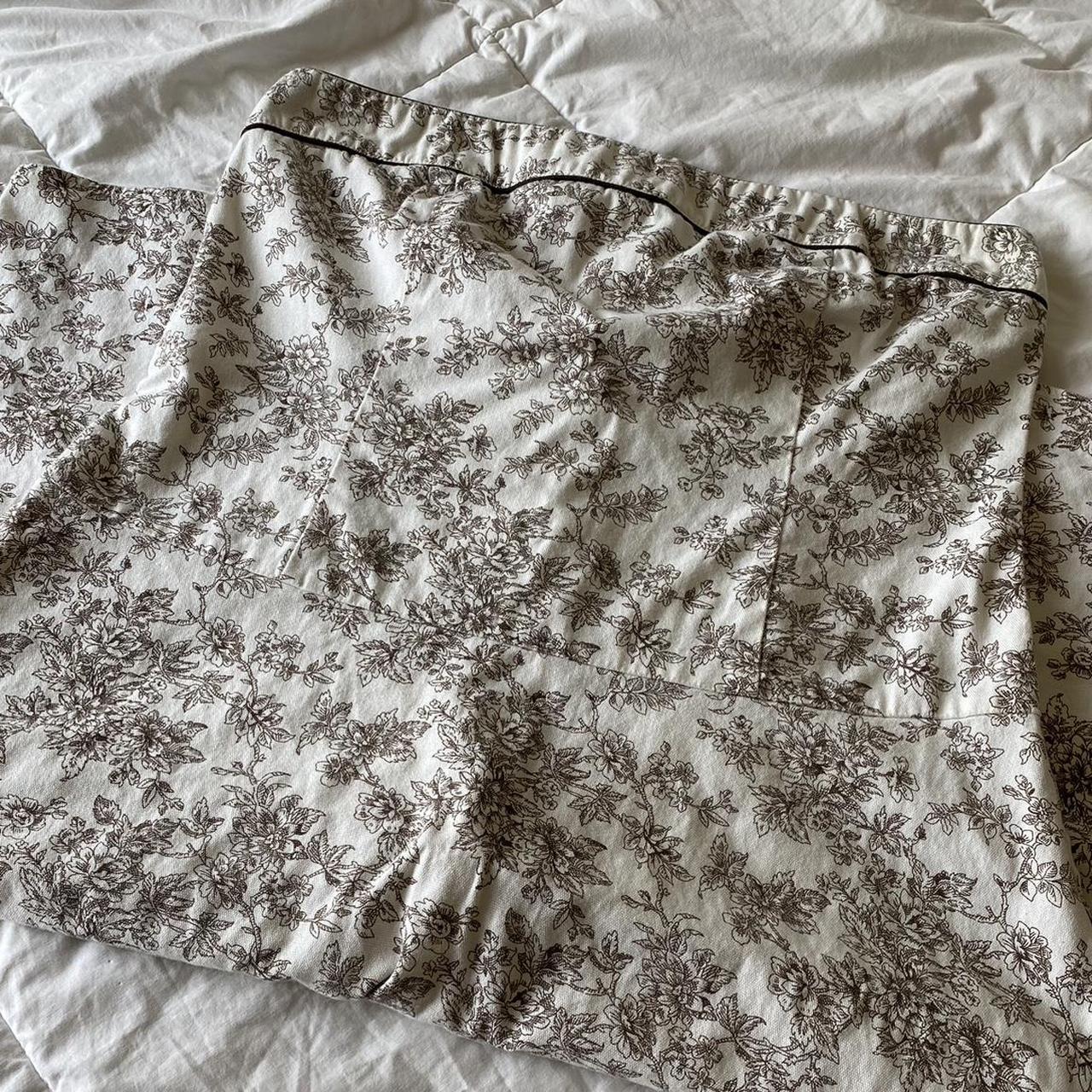 Teeze Me Women's White and Brown Dress | Depop