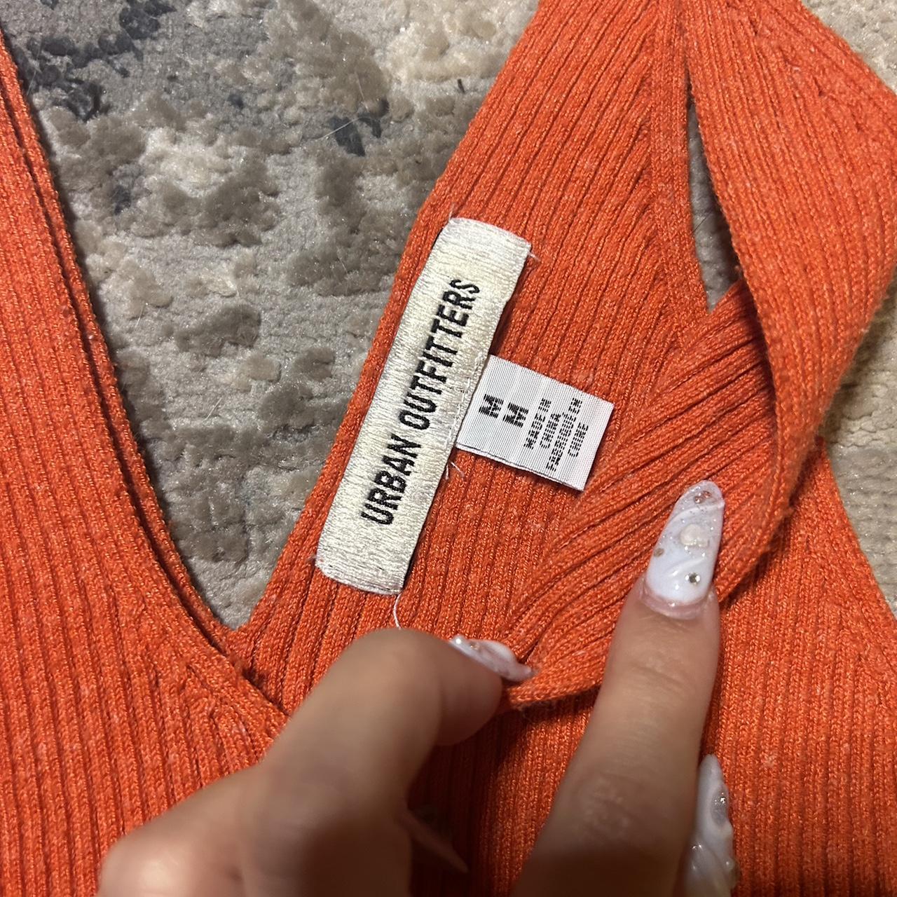 Red urban outfitters v cut tank top size M! Love... - Depop